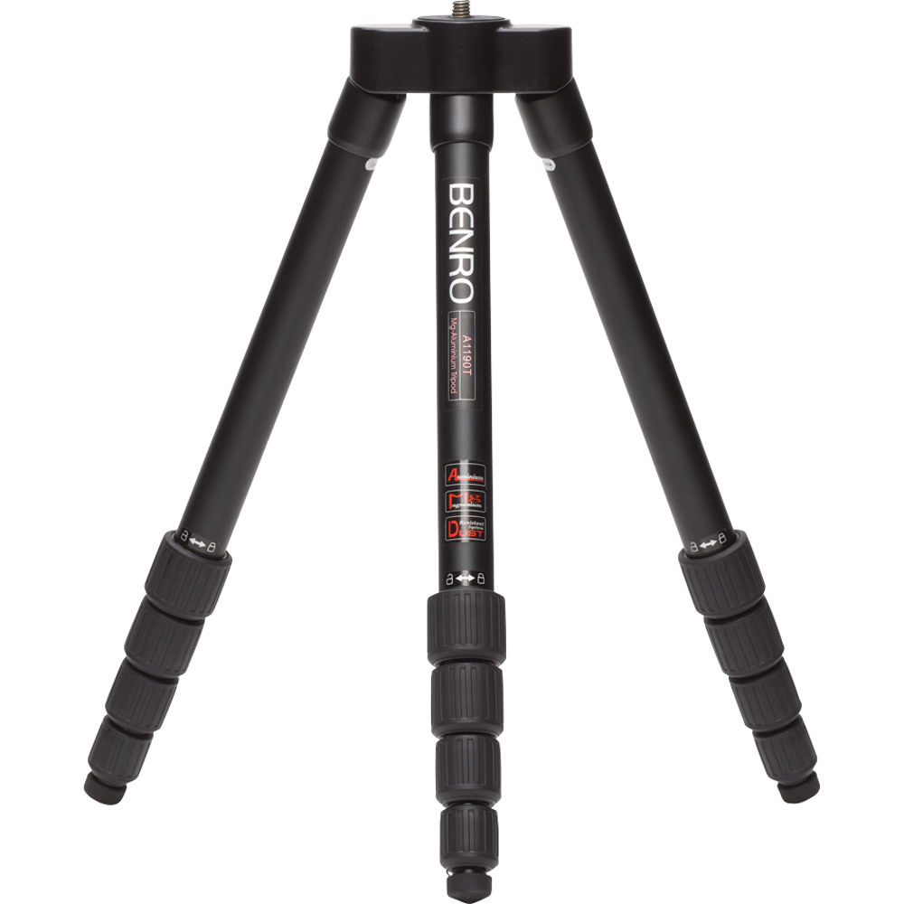 Stativ Benro Travel Flat A1190T 5-Section Aluminum Tripod + Kulled ...